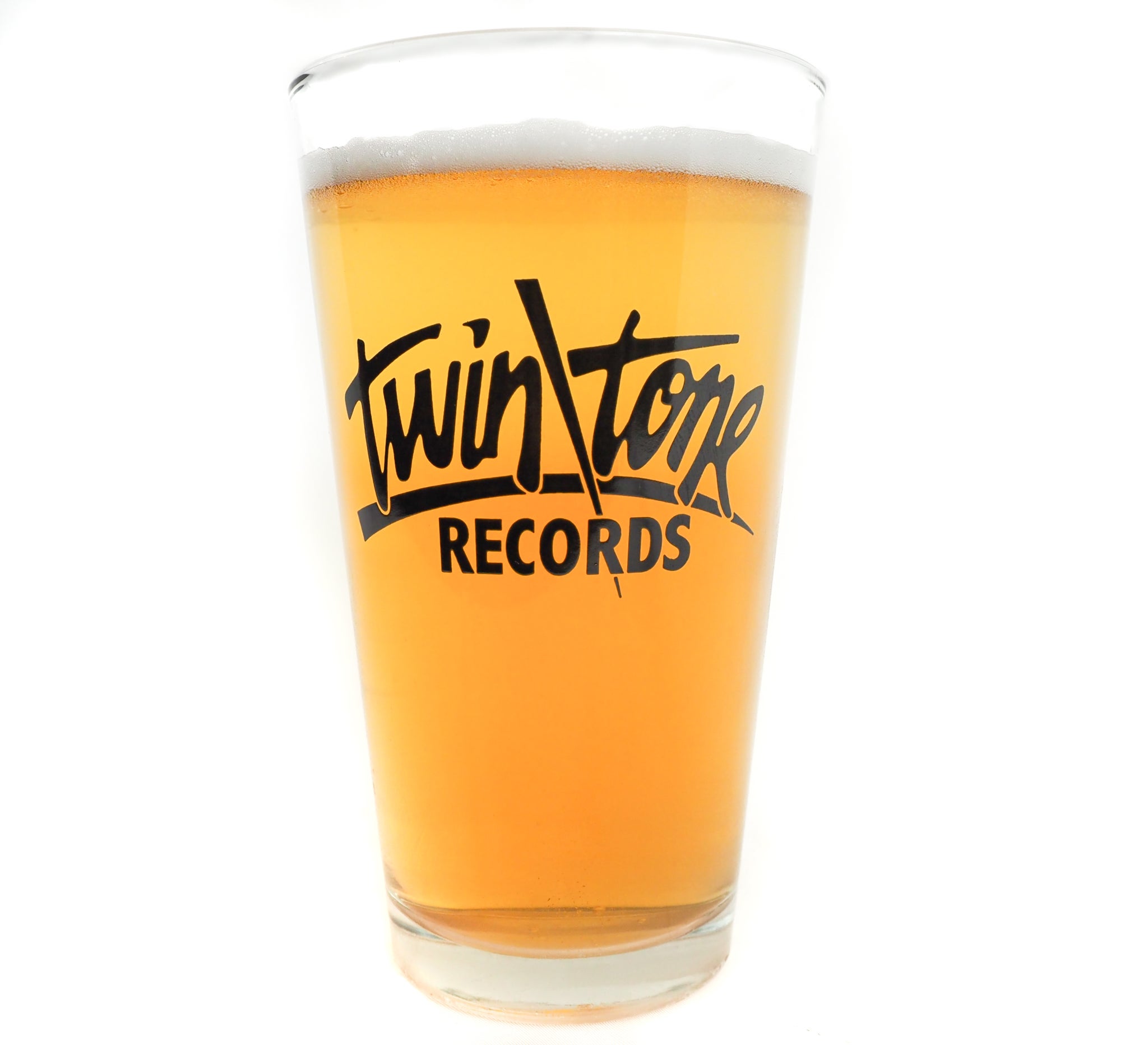 Twin\Tone records 12 ounce beer glass | Twin\Tone Records Merchandise
